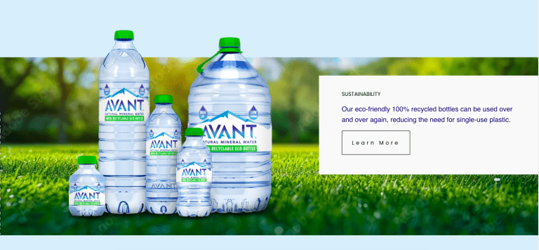 Avant Water by Navson | Premium Mineral Water Brand